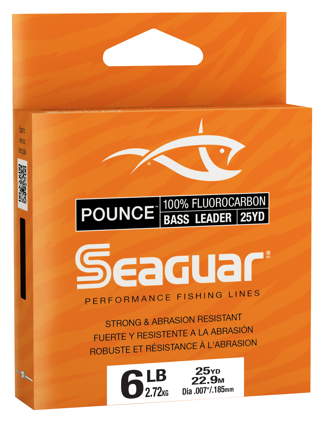 Seaguar Pounce Bass Fluorocarbon Leader | Cabela's